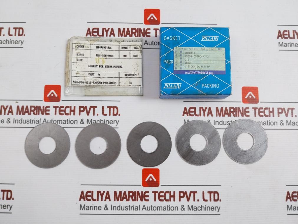 Nippon Pillar 6633 Gasket (1 Box=5 Pcs) – Aeliya Marine