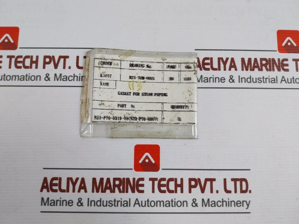 Nippon Pillar 6633 Gasket (1 Box=5 Pcs) – Aeliya Marine