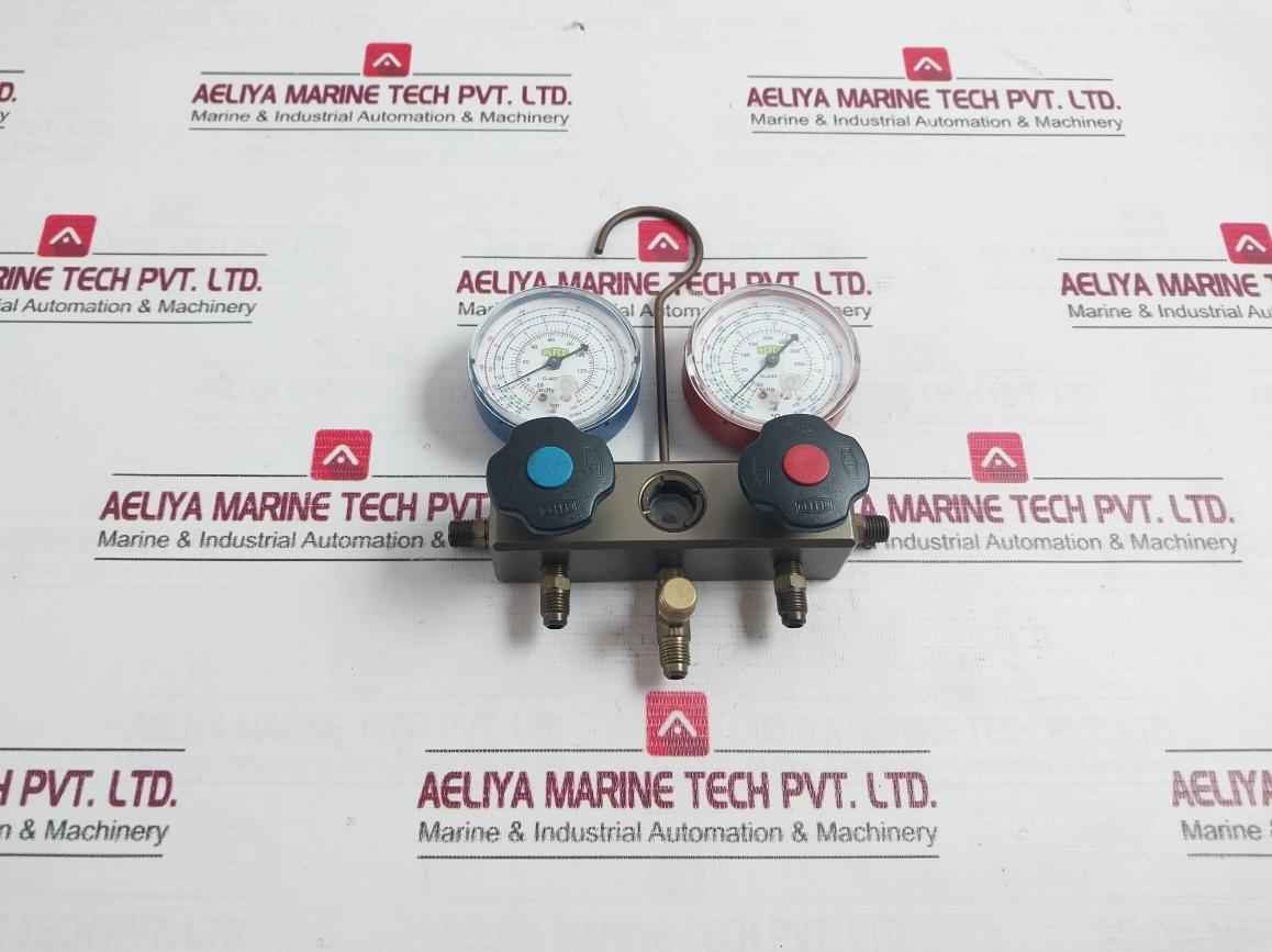 Refco Refrigeration Service Manifold With Charging Hose Set 30 Bar/430 ...