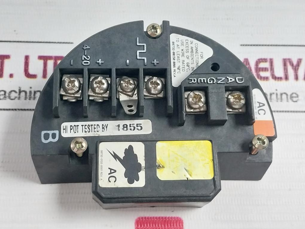 Rosemount 08732-0002-0002 Terminal Block Assembly 60°C – Aeliya Marine