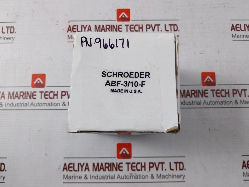 Schroeder Abf-3/10-f Air Breather Filter 966171 – Aeliya Marine