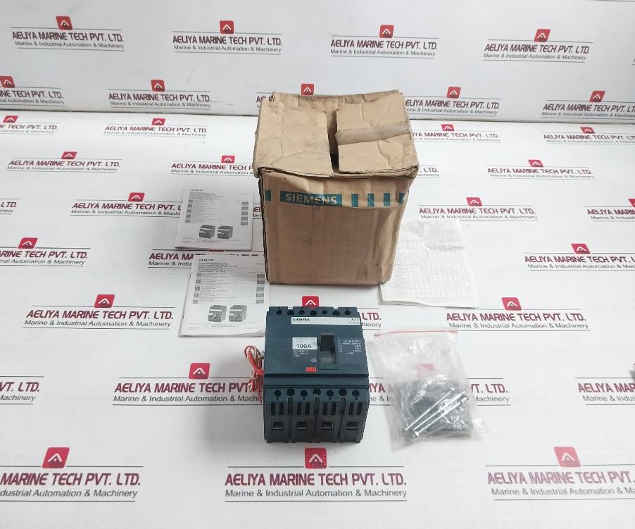 Siemens 3Vt8110-1Aa04-2Ga2 3Vt Molded-case Circuit Breaker Vt100 500 V ...