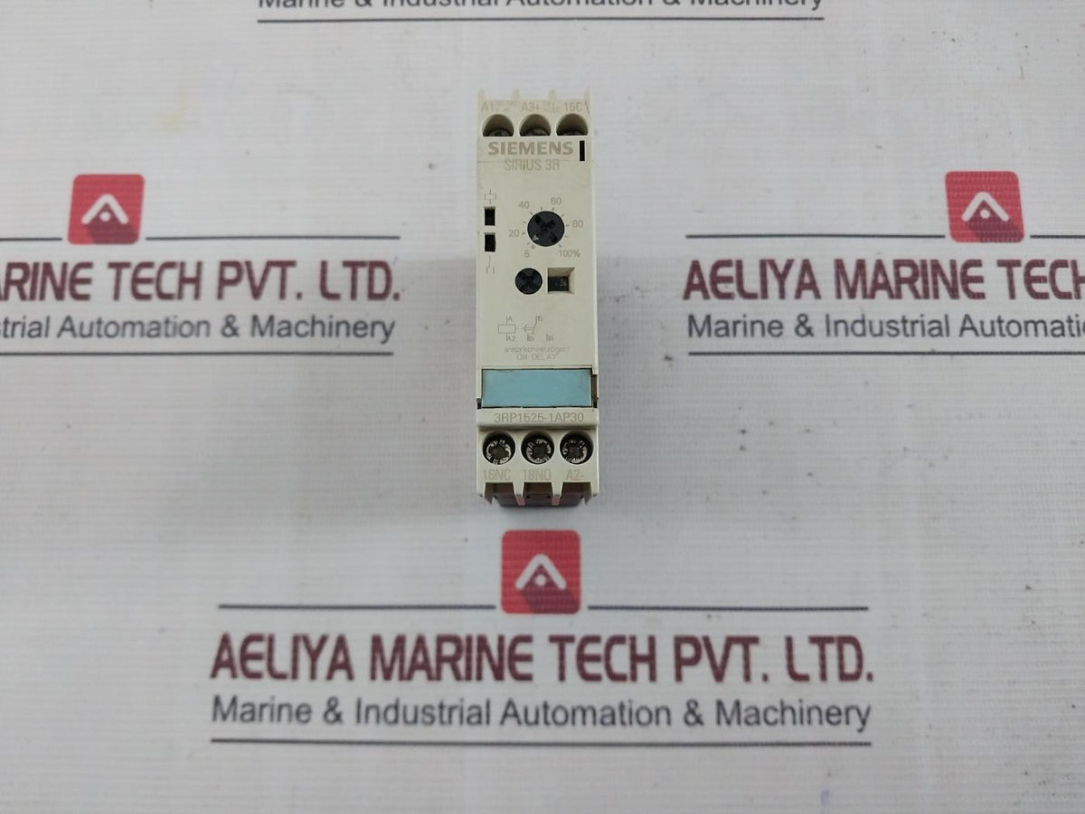Siemens 3Rp1525-1Ap30 Time Relay Iec61812-1 Ui300V B300/R300 3Zx1012-0 ...