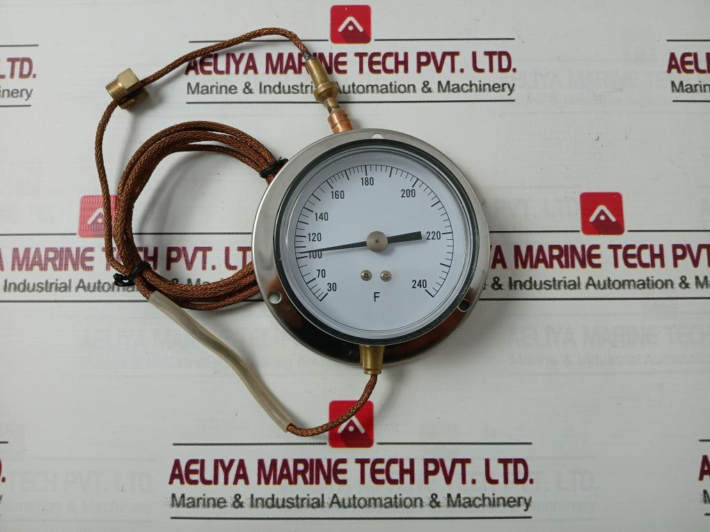 Thermoking 12U637 Analog Panel Mount Thermometer For 30 To 240 Degrees ...