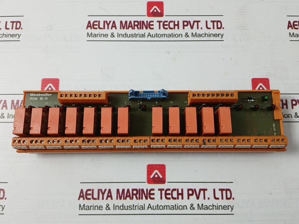 Weidmuller Rsm 16-r Relay Module 24Vdc – Aeliya Marine