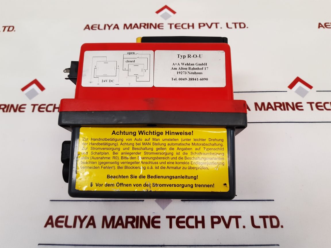 A+A Wehlan R-o-u Positioner Valve Used – Aeliya Marine