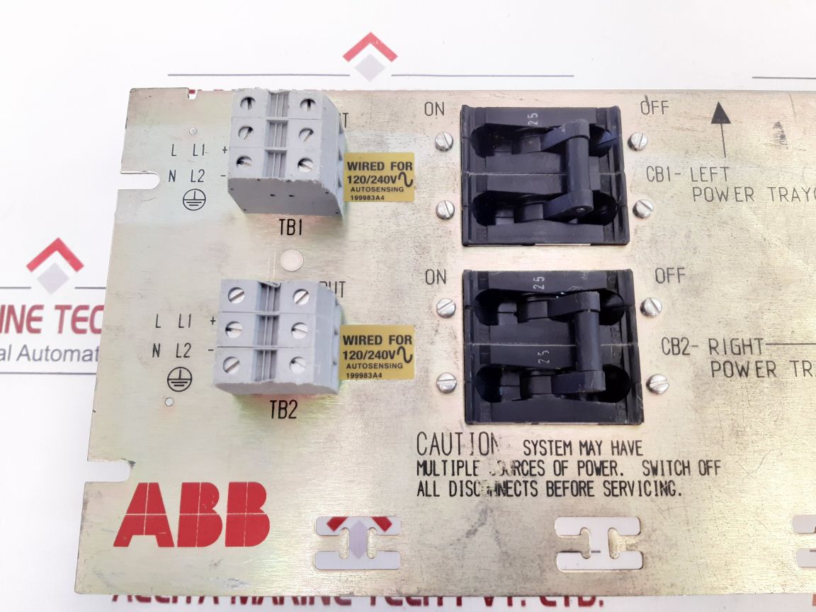 Abb 6644463A2 Rps Power Entry Panel – Aeliya Marine