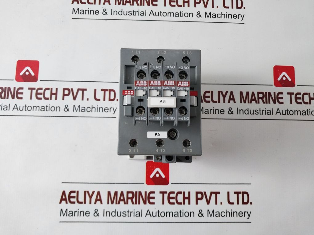 Abb A50 Contactor With Ca5-10 Auxiliary Contact Blocks – Aeliya Marine