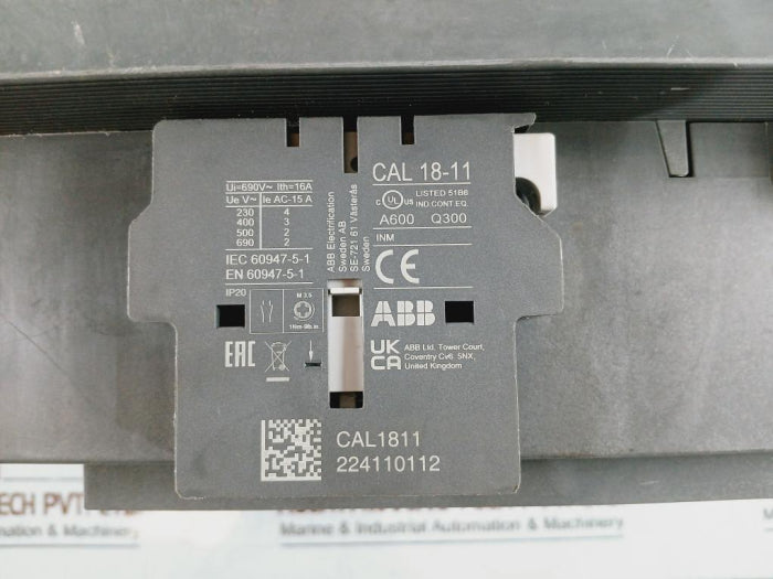 Abb Af460-30 Dc Contactor 250-500V 50-60Hz Dc 700A 1000V~ – Aeliya Marine