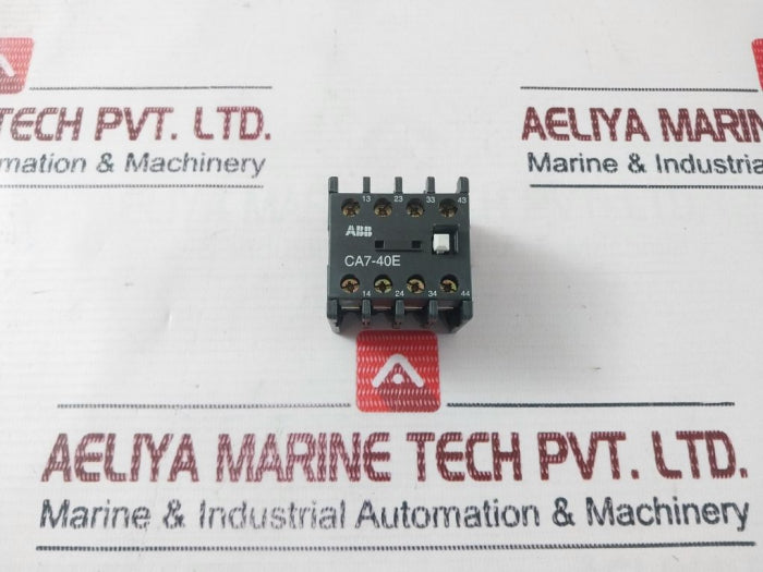 Abb Ca7-40E Auxiliary Contact Block – Aeliya Marine Tech Pvt. Ltd.