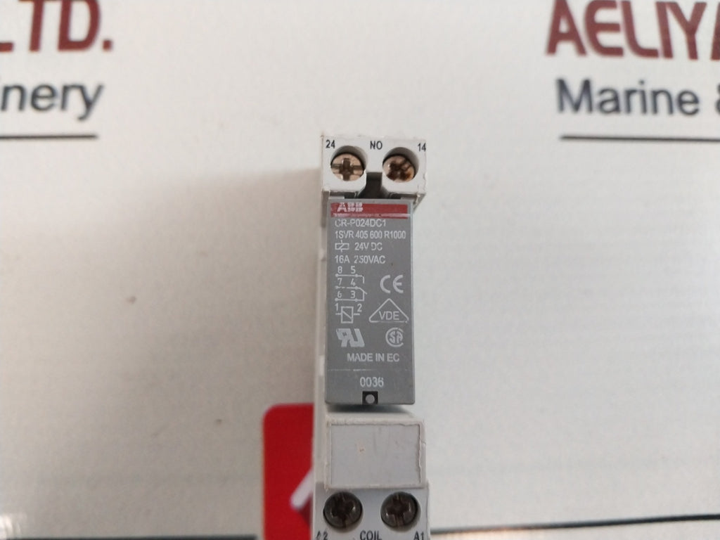 Abb Cr-p024Dc1 Pluggable Interface Relay 24V Dc – Aeliya Marine