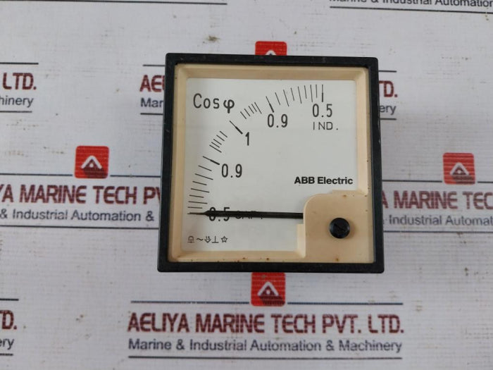 Abb Electric 0.5-1-0.5 Cos Ï• Power Factor Meter – Aeliya Marine