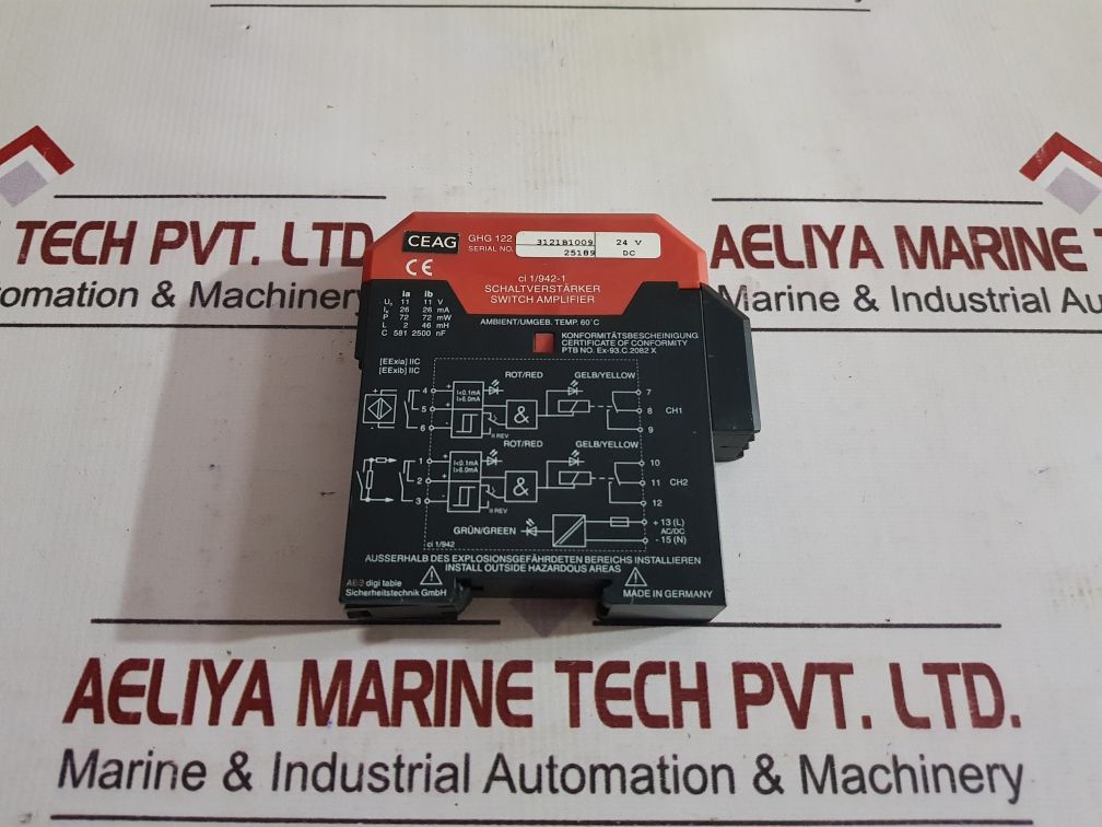 Abb Ghg 122 3121B1009 Switch Amplifier – Aeliya Marine
