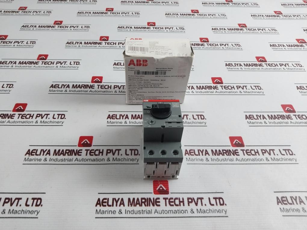 Abb Ms116-1.0 Manual Motor Starter 690V 50/60Hz – Aeliya Marine