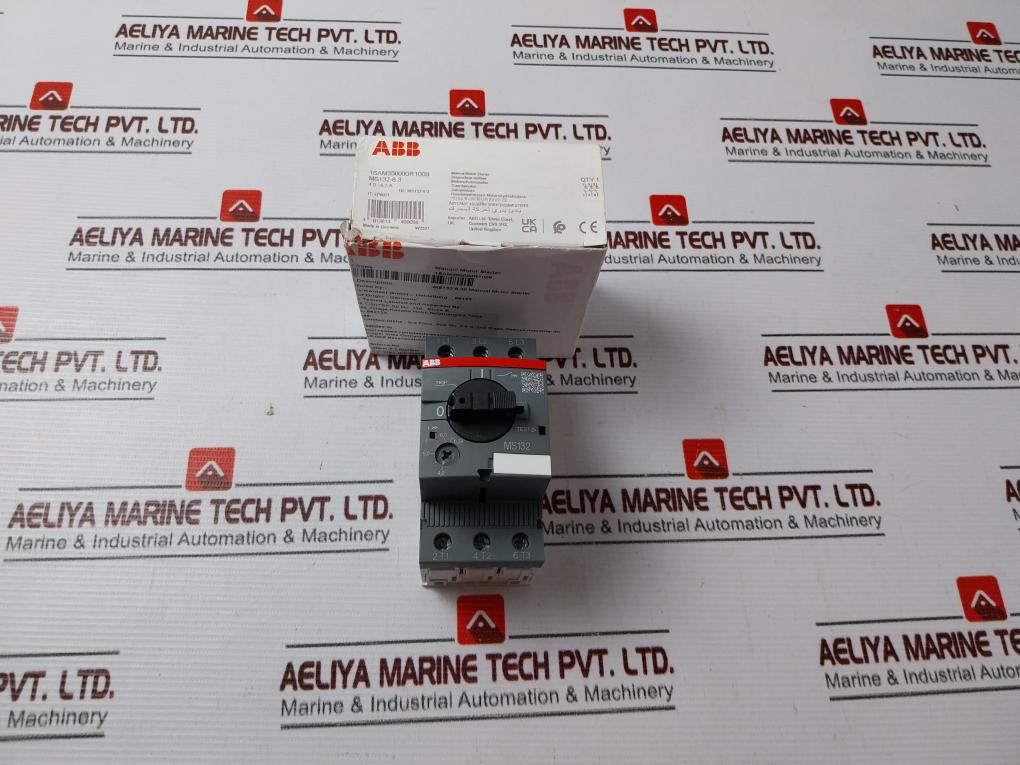 Abb Ms132-6.3 Manual Motor Starter 690V 50/60Hz – Aeliya Marine