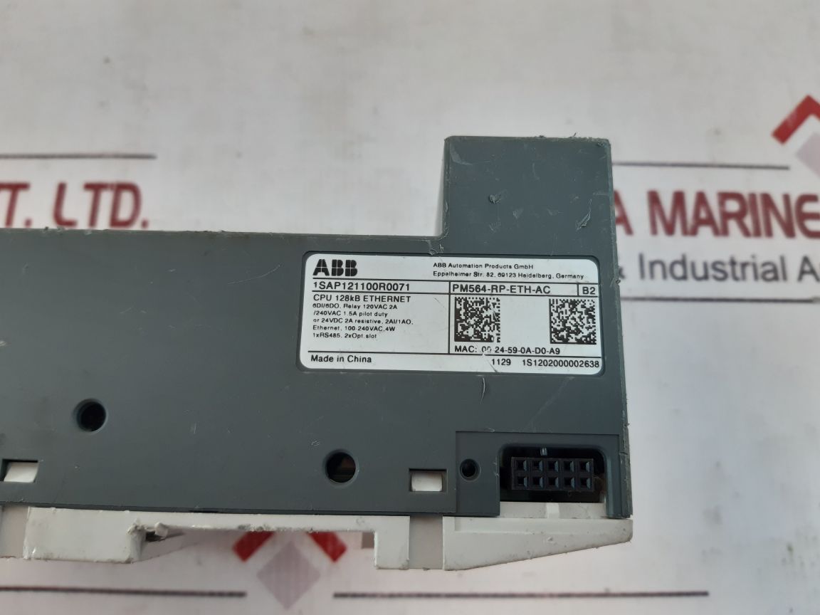 ABB PM564-RP-ETH-AC Logic Controller 1SAP121100R0071 – Aeliya Marine