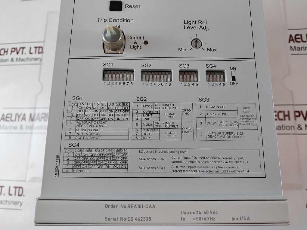 Abb Rea101-caa Arc Protection Relay Rea 101 – Aeliya Marine