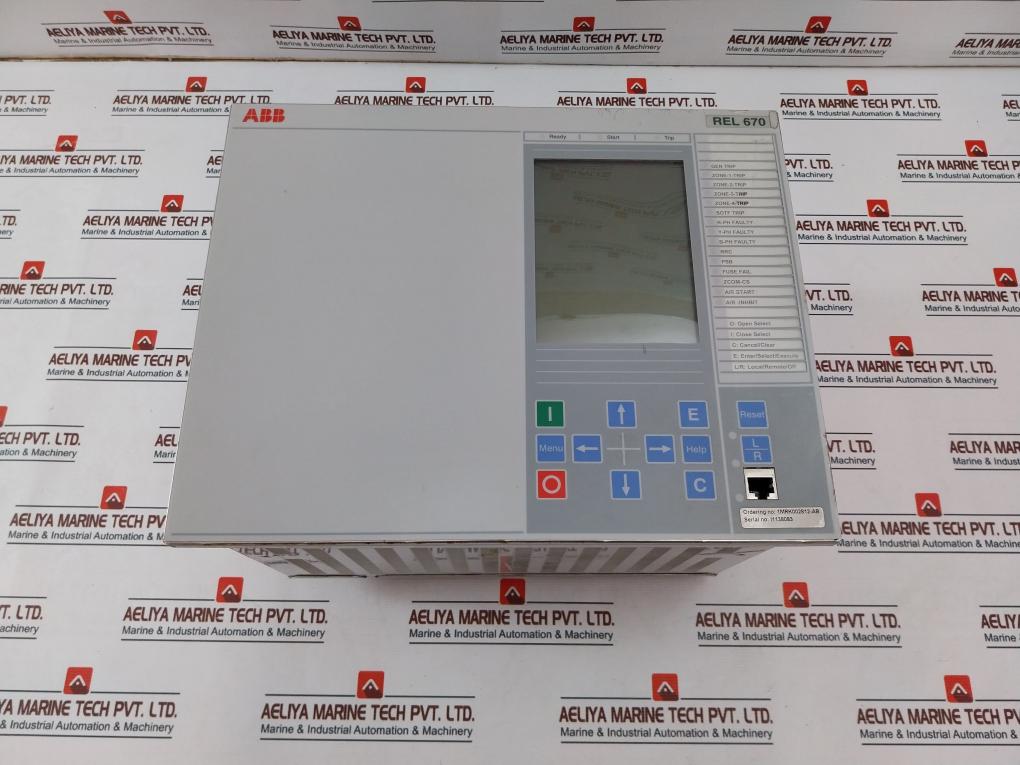 Abb Rel 670 Line Distance Protection Ied Display 50/60Hz 90-250 Vdc ...