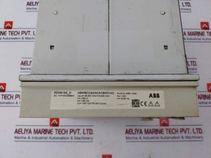 Abb Rem615E_D Motor Protection And Control Relay 48-250 Vdc/100-240 Va ...