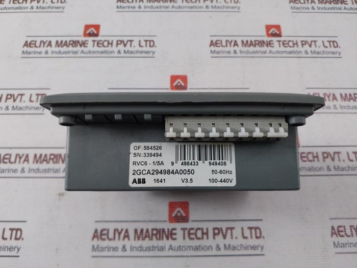 Abb Rvc6-1/5A Power Factor Controller 50-60Hz 100-440V V3.5 – Aeliya Marine