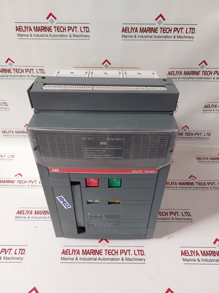 Abb Sace Emax E1N/Ms 12 Circuit Breaker – Aeliya Marine
