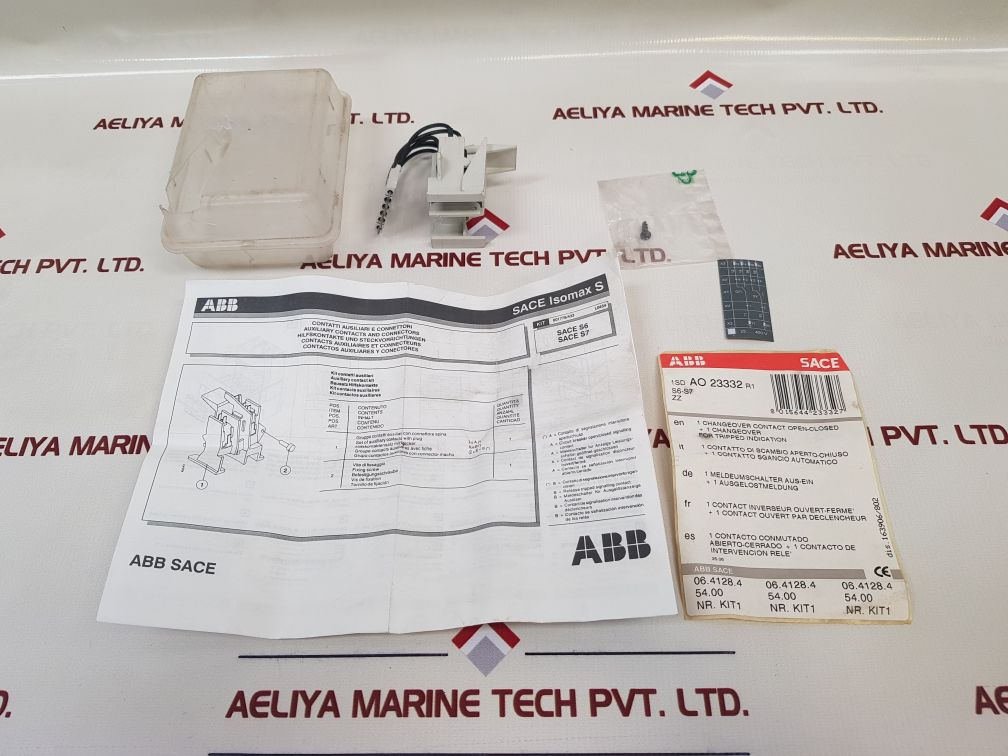 Abb Sace Isomax S Auxiliary Contacts And Connectors 1Sd Ao 23332 R1 ...