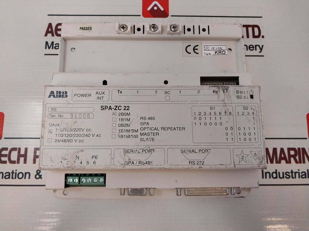 Abb Spa-zc 22 2B0M Bus Connection Module – Aeliya Marine