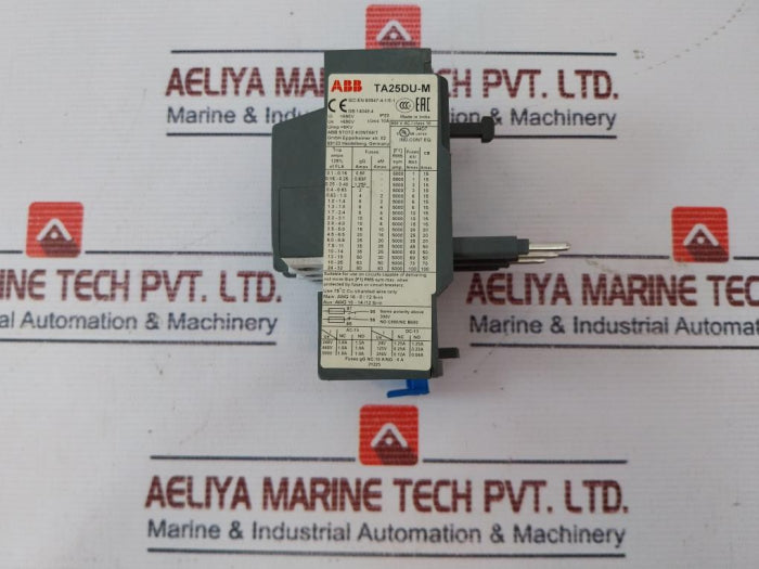 Abb Ta25Du-m Thermal Overload Relay 600V Ac/Class 10 – Aeliya Marine