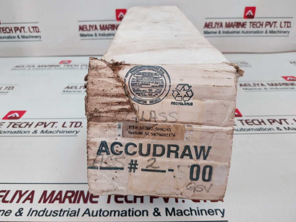 Accudraw Acs#2-500Gsv Glass Calibration Cylinders – Aeliya Marine