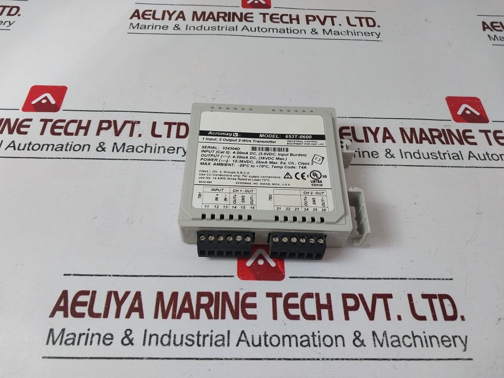 Acromag 653T-0600 2-wire Transmitter – Aeliya Marine