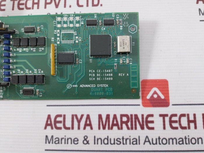 Advanced Systek 4-6000-031 Printed Circuit Board Duart Pcb Rev.A 94V-0 ...
