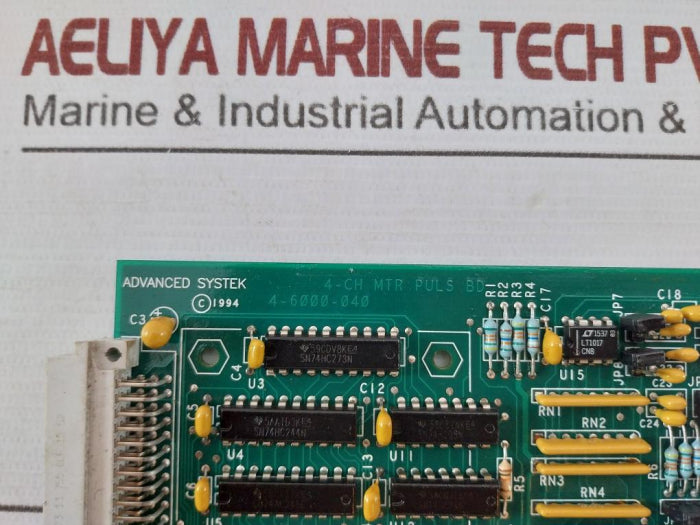 Advanced Systek 4-6000-040 Printed Circuit Board Rev B 94V-0 Pcb Be-15 ...