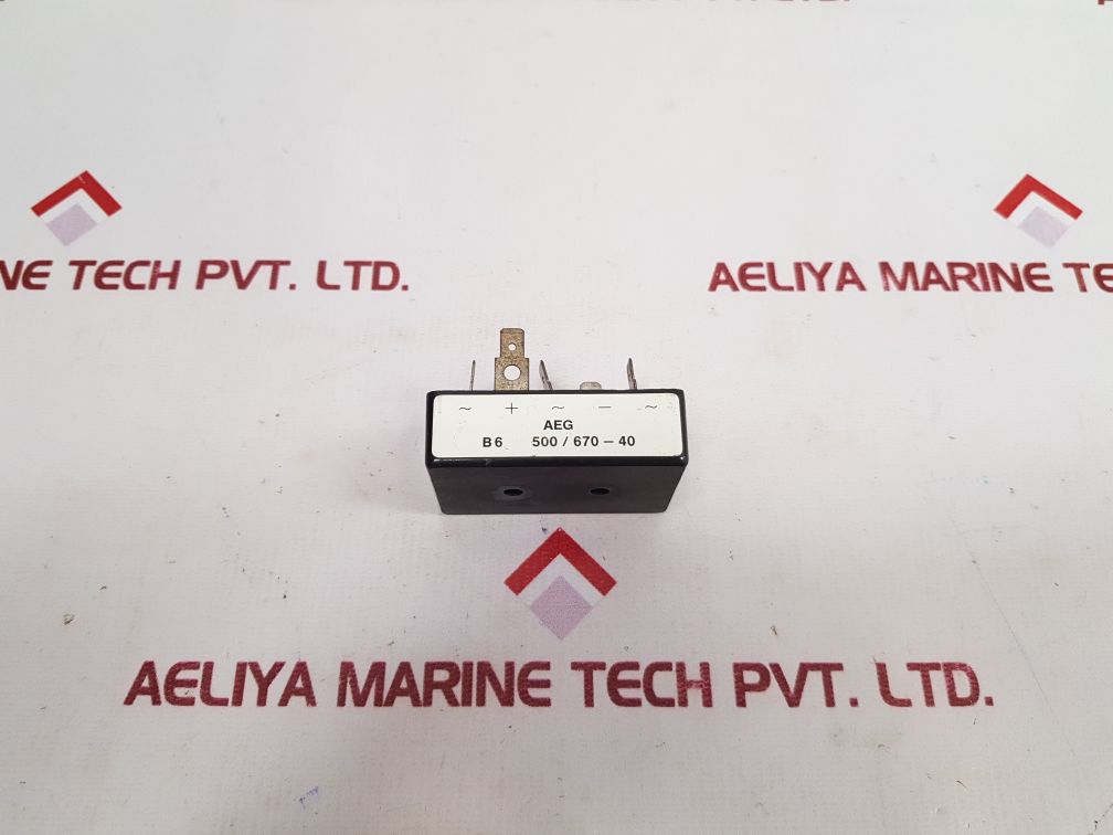 Aeg B6 500/670-40 Phase Bridge Rectifier Used One – Aeliya Marine