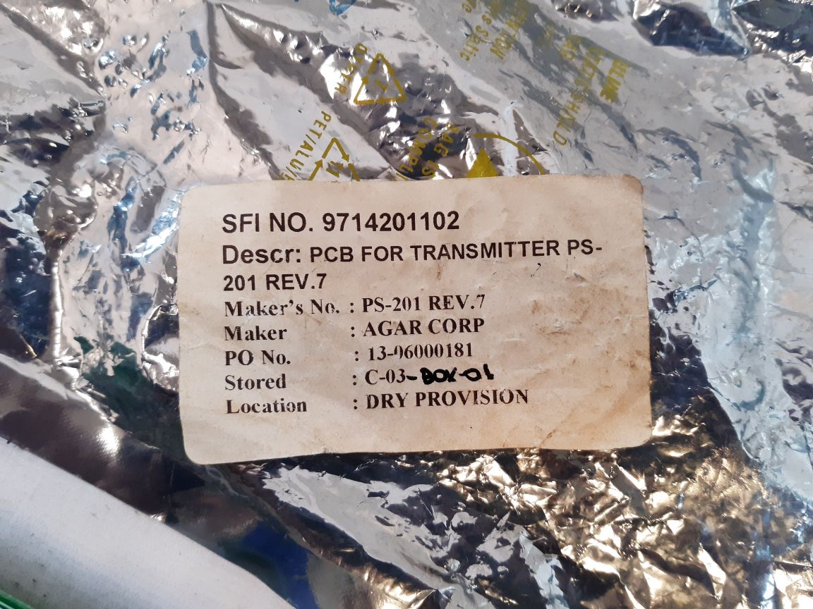 Agar Ps-201 Rev.7 Pcb For Transmitter – Aeliya Marine