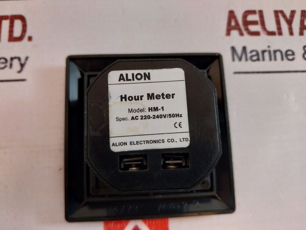 Alion Hm-1 Hour Meter Digital Counter Ac 220-240V/50Hz – Aeliya Marine