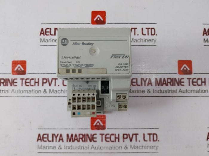 Allen-bradley 1794-adn Flex I/O Devicenet Adapter Module Rev B01 24Vdc ...