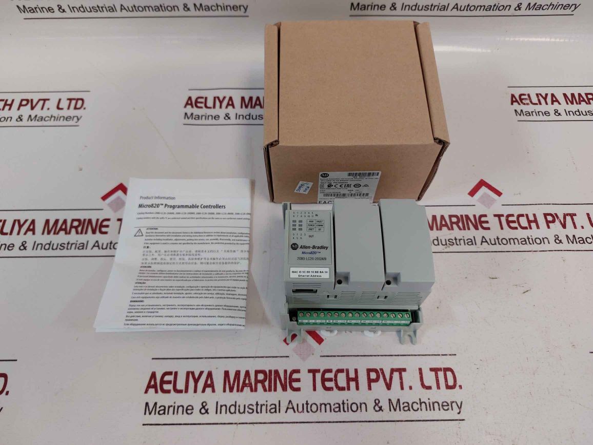 Allen-bradley 2080-lc20-20Qwb Micro820 Programmable Controllers Open B ...