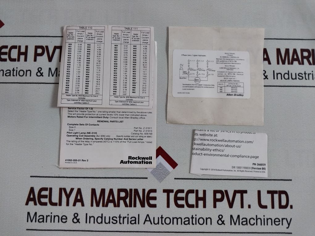 Allen-bradley 609-bow Ser: G Manual Start Push Button Control – Aeliya ...