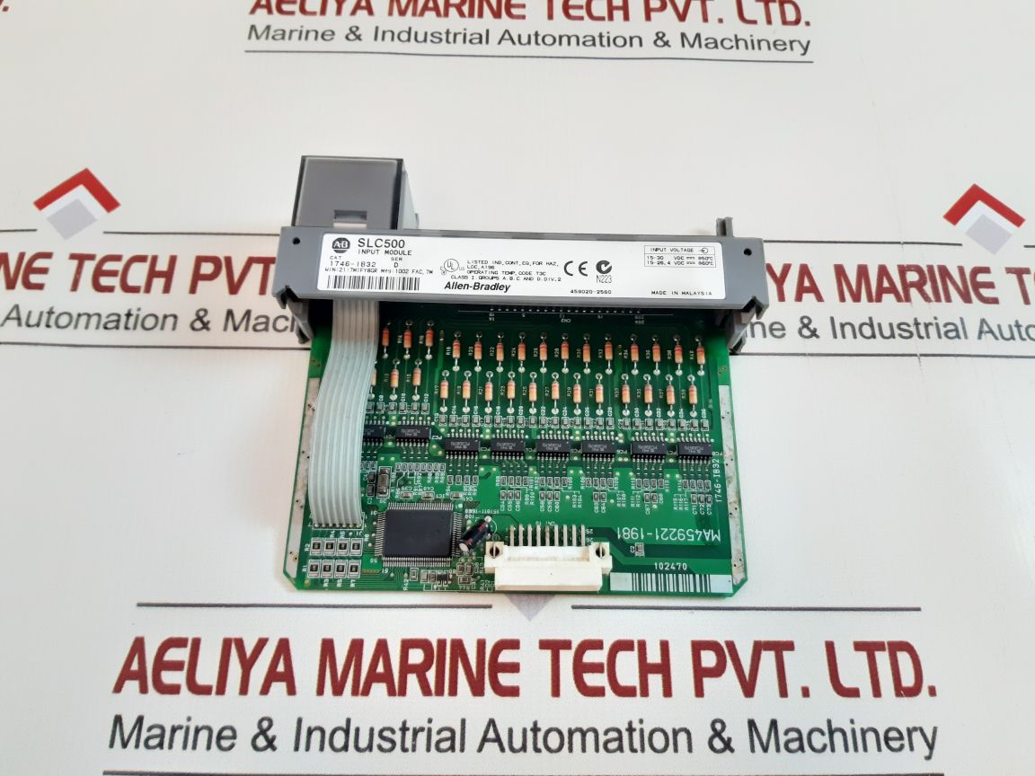 Allen-bradley Slc 500 1746-ib32 Input Module Ser D – Aeliya Marine