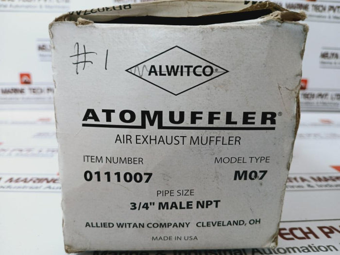 Allied Witan 44Aw56 Air Exhaust Muffler 3/4â€ Male Npt – Aeliya Marine