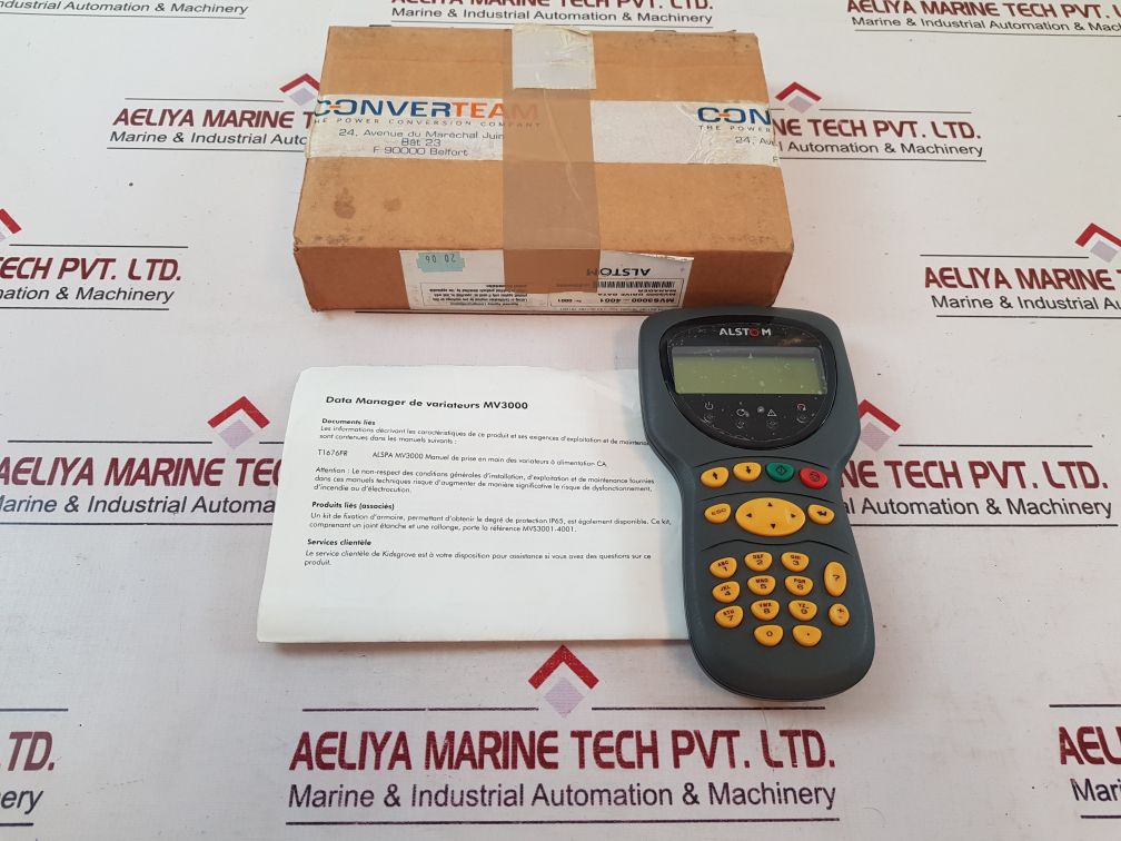 Alstom mvs3000-4001 drive data manager revision: 0001 – Aeliya Marine