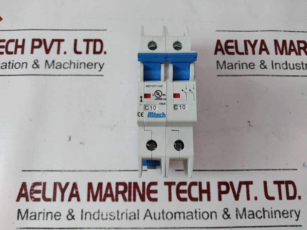 Altech C10 480Y/277 Vac Circuit Breaker 2 Pole Unit – Aeliya Marine