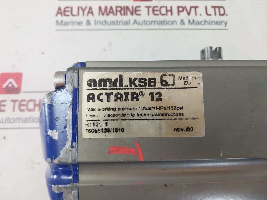 Amri-ksb Actair 12 Pneumatic Valve Actuator 10Bar – Aeliya Marine