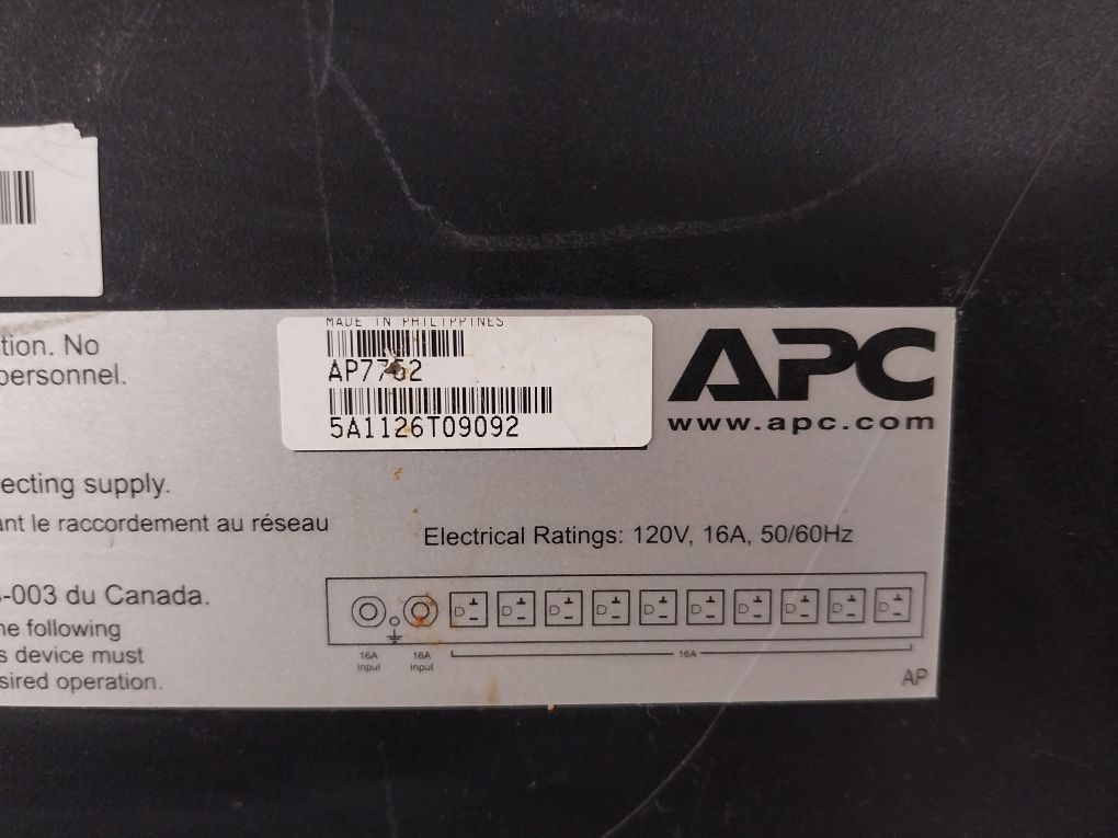 Apc Ap7752 Rack Mount Automatic Transfer Switch 120V – Aeliya Marine