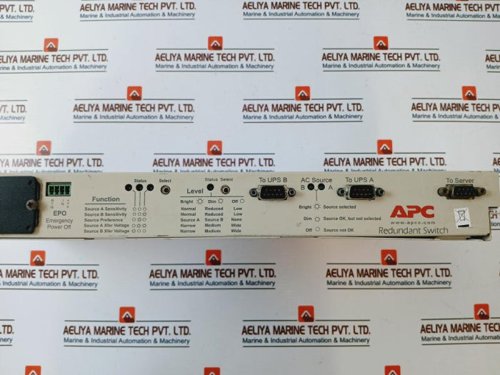 Apc Su044-1 Redundant Switch 16A Ac220-240V 50/60Hz – Aeliya Marine