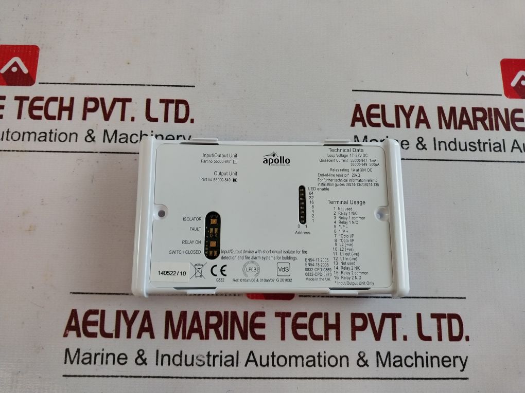 Apollo Xp95 Loop Output Unit With Isolator 55000-849 Apo – Aeliya Marine