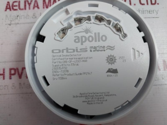 Apollo Orb-op-42001-mar Orbis Marine Optical Smoke Detector – Aeliya Marine
