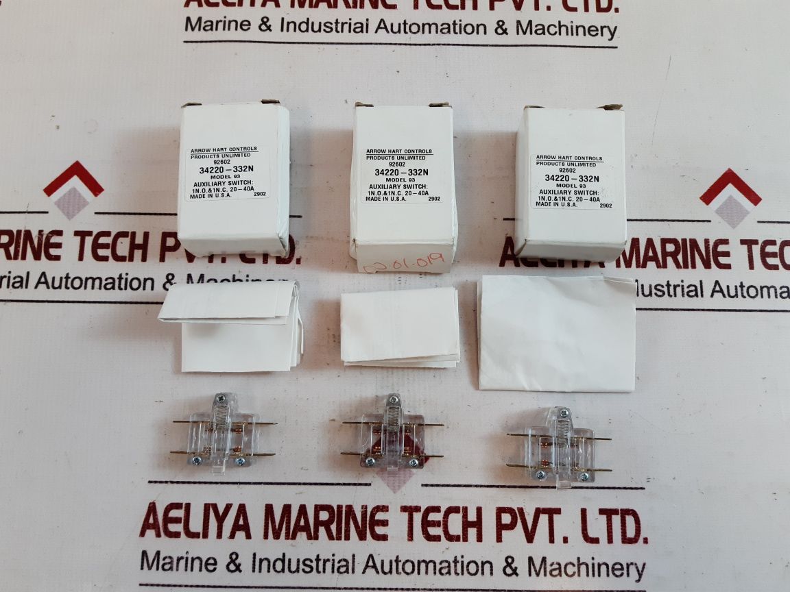 Arrow Hart 34220-332N Auxiliary Switch Model 93 – Aeliya Marine