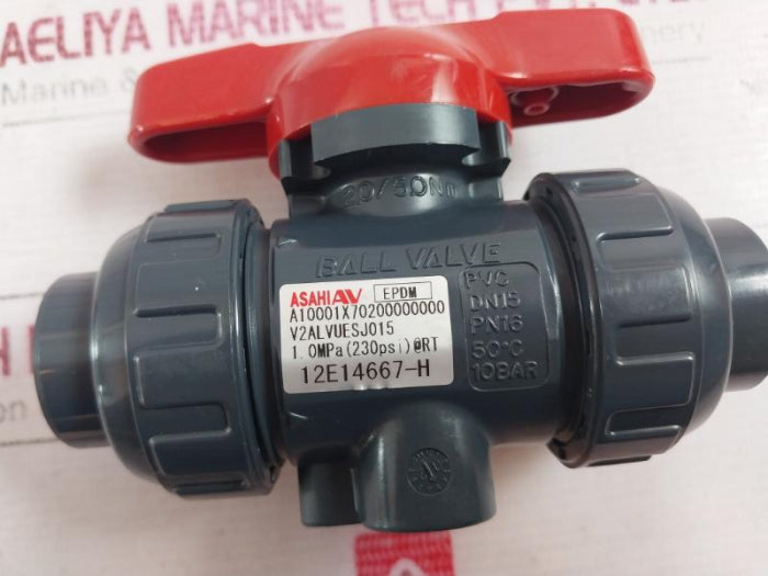 Asahi Av V2Alvuesj015 Pvc Epdm Ball Valve Pressure Rating 10Bar – Aeliya Marine