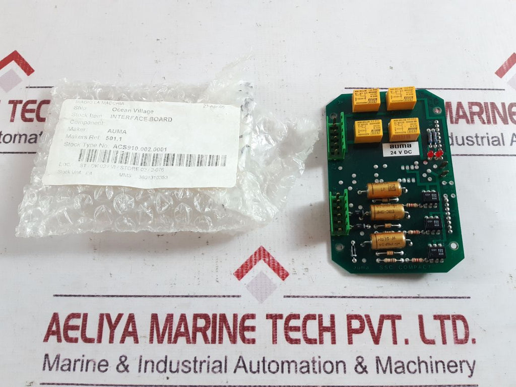 Auma K-800 Interface Board – Aeliya Marine